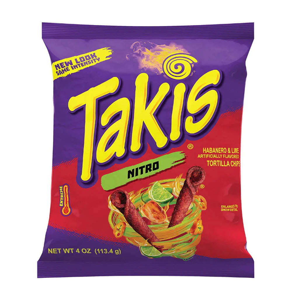 TAKIS FUEGO NITRO HABANERO & LIME TORTILLA CHIPS 92.3G – Redfern ...