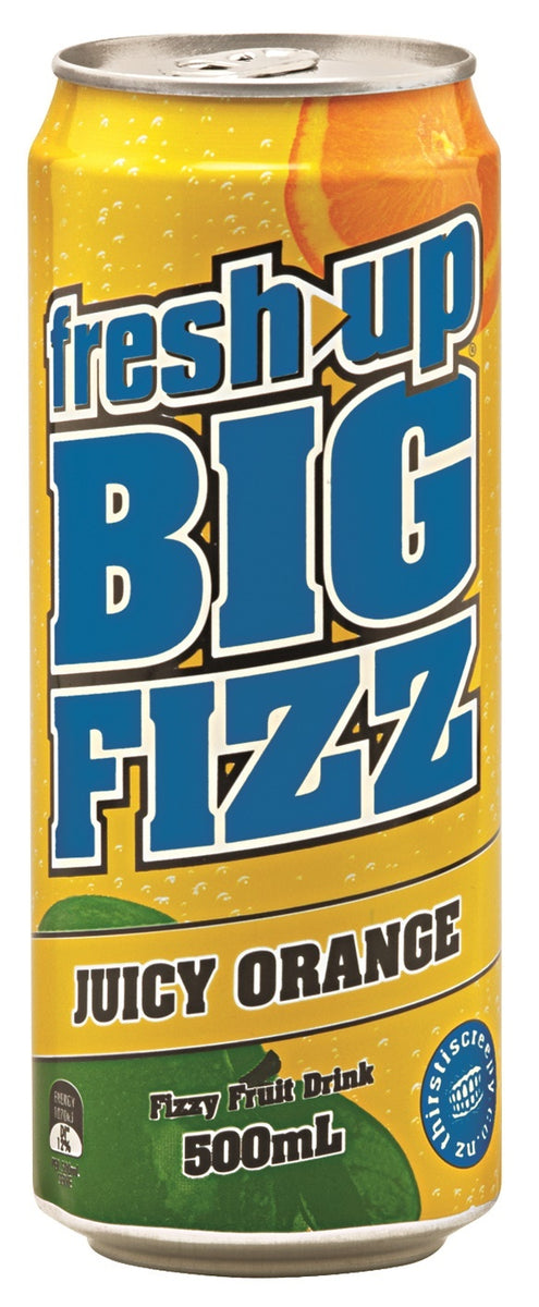 FRESH UP BIG FIZZ JUICY ORANGE 500 ML – Redfern Convenience Store