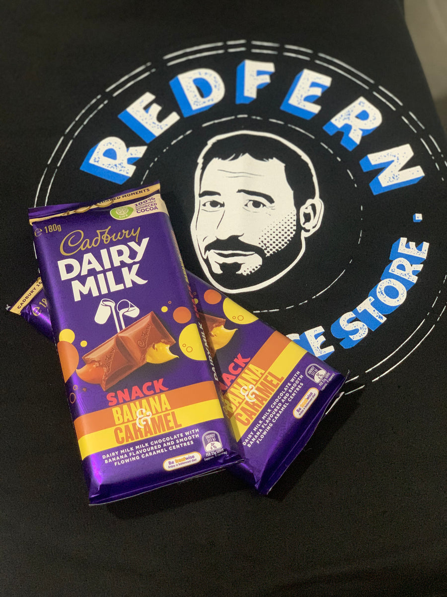 Cadbury Dairy Milk Snack Banana & Caramel Block 180g – Redfern ...