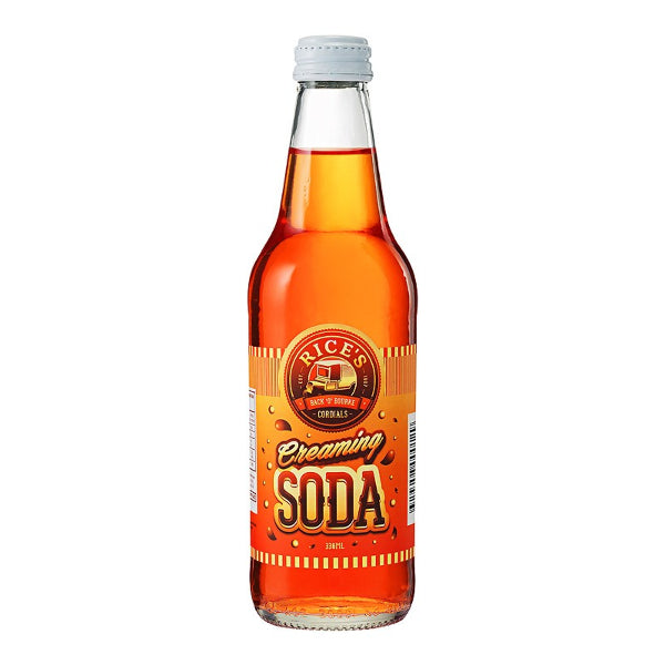 RICE'S CREAMING SODA Back'O'Bourke 330mL GLASS – Redfern Convenience Store