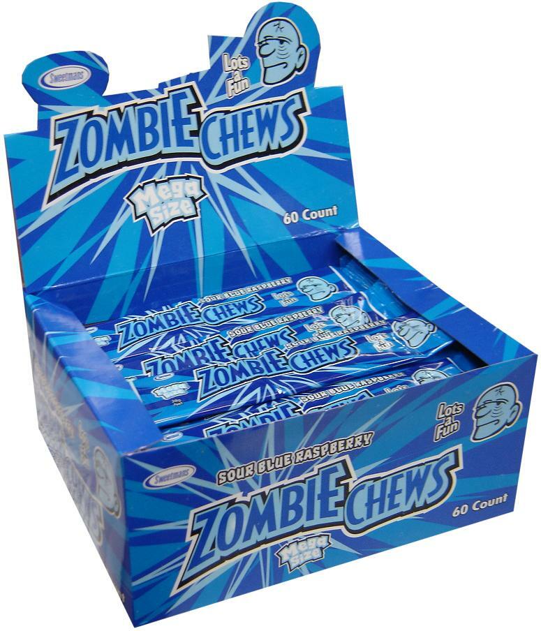 ZOMBIE CHEW SOUR BLUE RASPBERRY 28G – Redfern Convenience Store